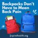 5 Tips to Avoid Back Strain While Wearing Your Backpack