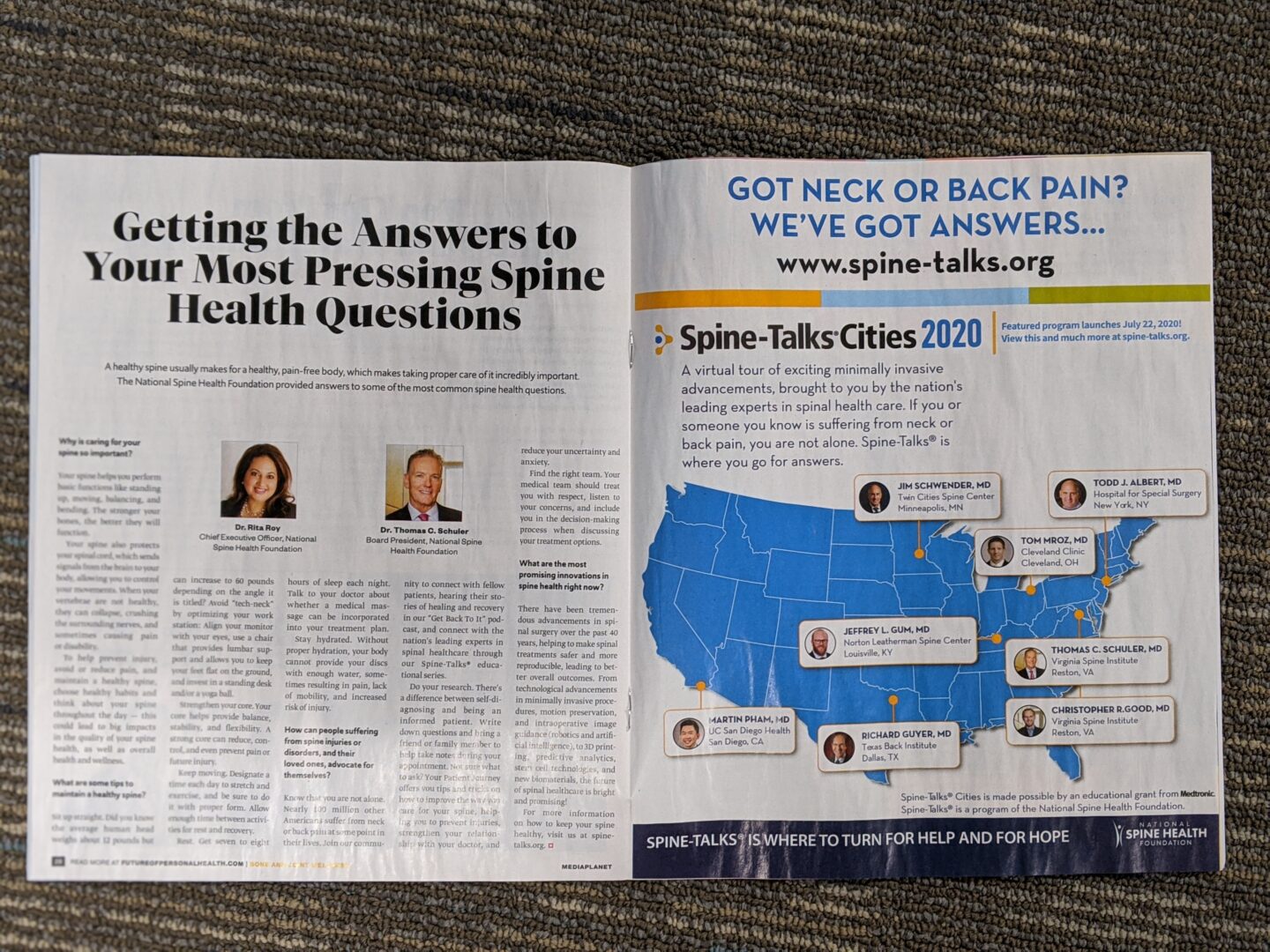 Spine-Talks® | National Experts Discussing Current Spinal Health Topics