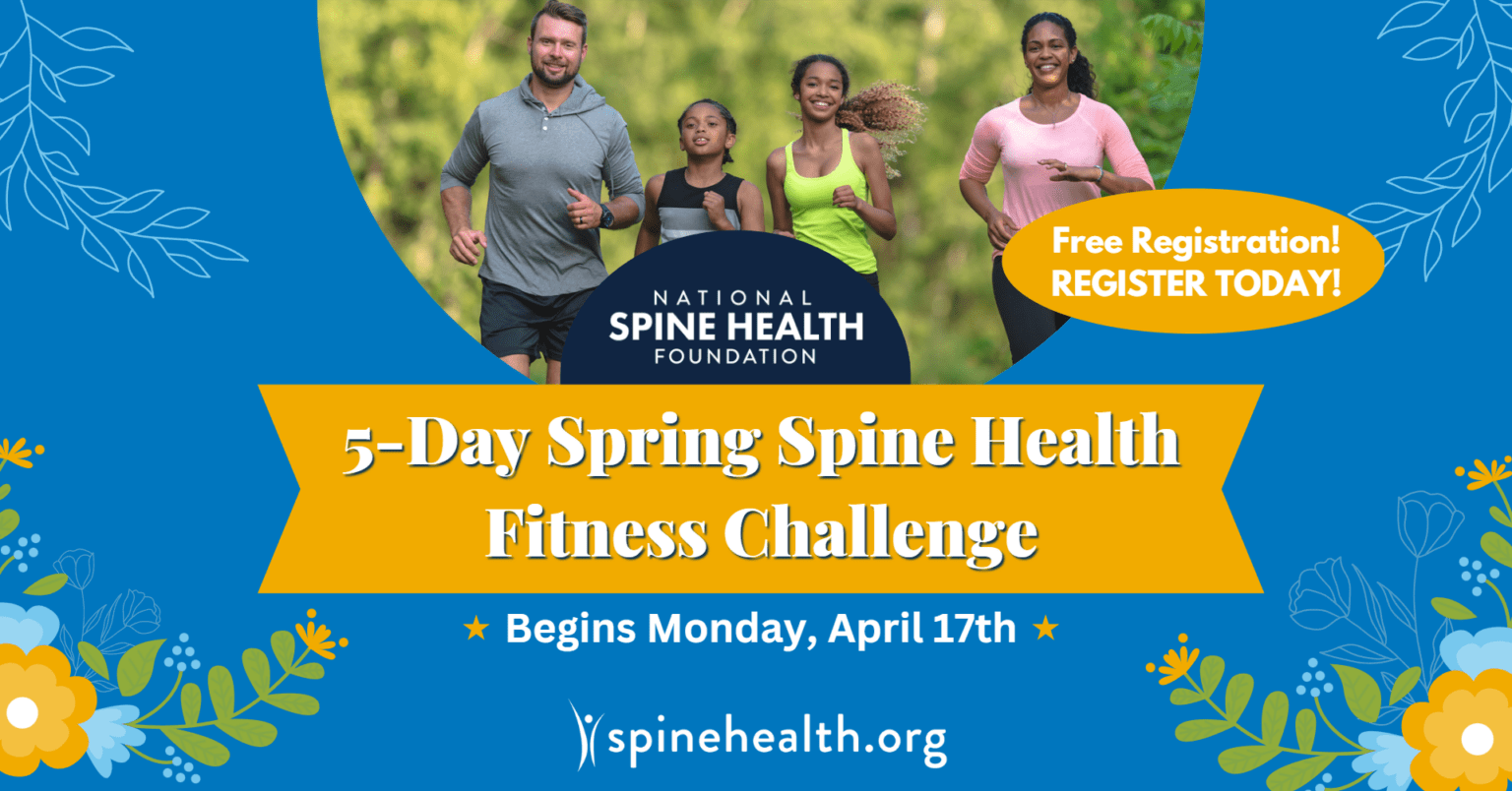 2023 Spring Spine Health Fitness Challenge | National Spine Health ...