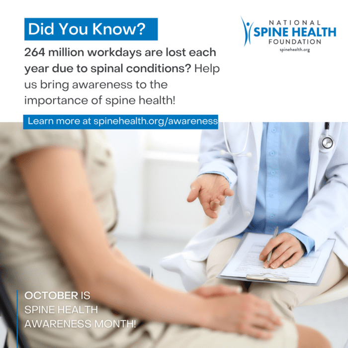 Social Media Toolkit: Spine Health Awareness Month | National Spine ...