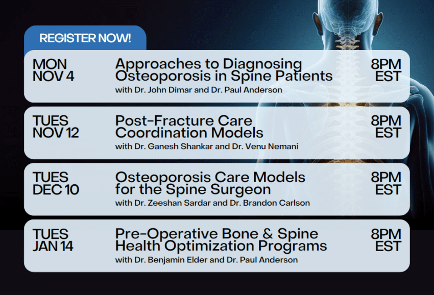 Bone Hub - For Professionals | National Spine Health Foundation