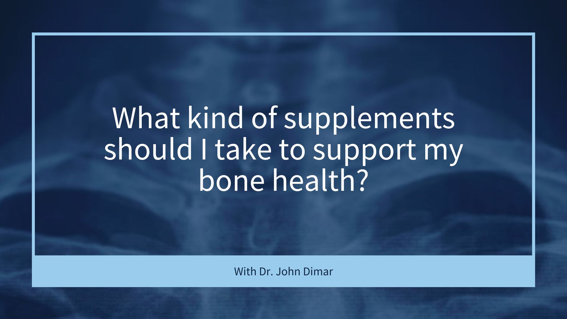 Bone Hub - For Patients | National Spine Health Foundation