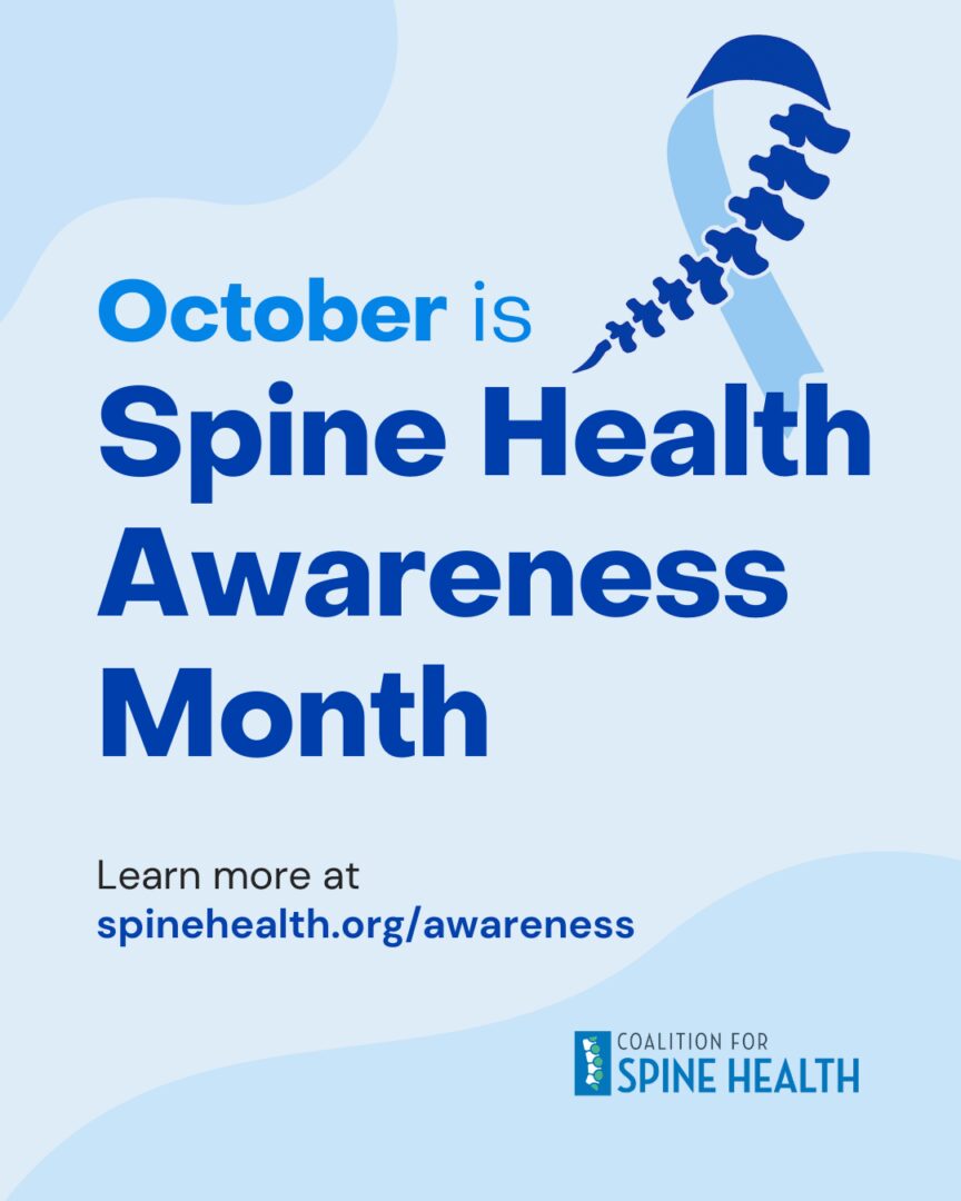 October is Spine Health Awareness Month: Your Complete Toolkit to Share ...