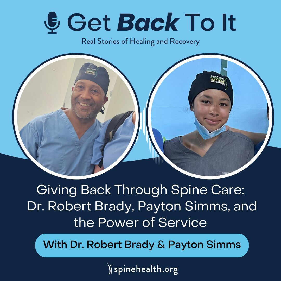 Giving Back Through Spine Care: Dr. Robert Brady, Payton Simms, and the ...